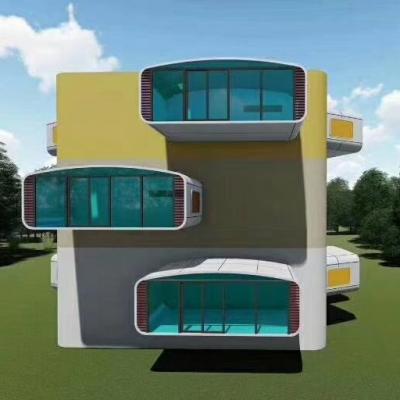 China Container Light Gauge Steel House / Energy Efficient Prefab Homes 2 - 3 Floors for sale