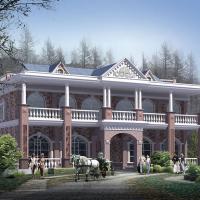 China Luxury 3 Story Prefab Homes Villa Structure House Prefabricated Modular for sale