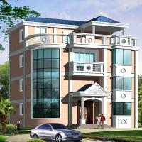 China Mobile Beautiful Light Steel Prefab House Modular Living Duplex Design for sale