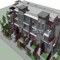 China Space Saving Light Gauge Steel House Holiday Villa Galvanized Prefabricated for sale