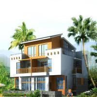 China Sound Heat Insulation Pre Built Modern Homes Light Steel Housing For Residence for sale