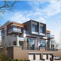 China Three Bedrooms Modern Prefab Cabins Light Gauge Steel LGS Low Foundation for sale