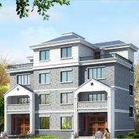 China Three Bedrooms Modern Prefab Cabins Light Gauge Steel LGS Low Foundation for sale