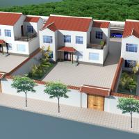 China Ultra Modern Light Steel Prefab House / Double Story Prefab Homes Heat Resistant for sale