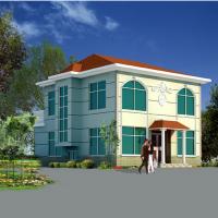 China Good Appearance Light Gauge Steel Frame Prefab House for sale