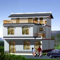 China Good Appearance Light Gauge Steel Frame Prefab House for sale