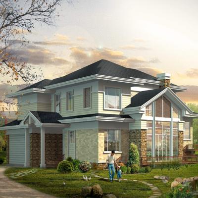 China Prefab Light Steel Structure House Apartment Building Modern Design High Rise for sale