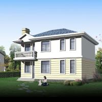China European Style Luxury Light Steel Structure House by Prefab Home Kits for sale