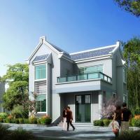China Modular Single Storey Light Steel Villa House Assembly For Family Living for sale