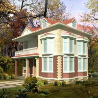 China Prefabricated Prefabricated Light Gauge Steel House For Metal Buildings Luxury for sale