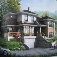 China Modular Light Steel Prefab House / Light Steel Villa Steel Structure Portable Luxury for sale
