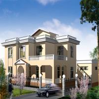 China Prefabricated Prefabricated Light Gauge Steel House For Metal Buildings Luxury for sale