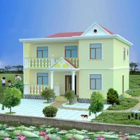 China Steel Frame Prefab Modular Homes Modern Farmhouse For Tropical Countries for sale