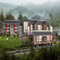 China Double Storey Light Steel Prefab House / 4 Bedroom Prefab House Easy Assembling for sale
