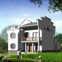 China Double Storey Light Steel Prefab House / 4 Bedroom Prefab House Easy Assembling for sale