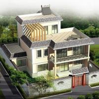 China Prefabricated Light Steel Villa House With Custom Drawing Long Years Lifetime for sale