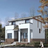 China Prefabricated Light Steel Villa House With Custom Drawing Long Years Lifetime for sale