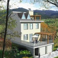 China Australia Standard Light Steel prefab House Kit Modular House with garage packing lot for sale