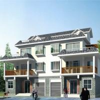 China Sandwich Panel Light Steel Villa House / Contemporary Prefabricated Homes for sale