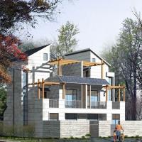 China Prefabricated Light Gauge Steel House / Luxury Modern Prefab Tiny Homes for sale
