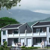 China Sandwich Panel Light Steel Villa House / Contemporary Prefabricated Homes for sale