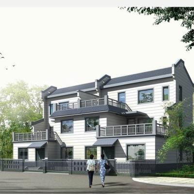 China Light Steel Prefab House Popular Insulated Sandwich Panel For Residential Vacation for sale