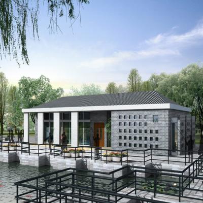 China Luxury Light Steel Villa House / Prefabricated Prefab Metal Building Homes for sale