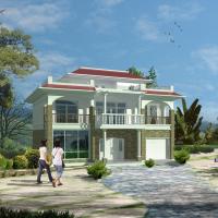 China Luxury Prefabricated Villas For Hotel And Office Light Steel Structure for sale