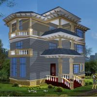 China Modern Light Steel Villa House Easy Assemble Modular Insulation Panel for sale