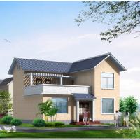 China Tiny Ready Made Light Steel Prefab House With Garage For Worker Labor Camp for sale