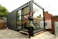 China 40 Foot Shipping Container Square Footage Modular Prefab With Weld Steel Base for sale