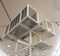 China Anti Earthquake Prefab Metal House Kits Customized Steel Structure Frame With Open Balcony for sale