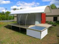 China 3 Layers Hotel Type Prefab Shipping Container Homes With Sun Glass Window for sale