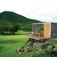 China 3 Layers Hotel Type Prefab Shipping Container Homes With Sun Glass Window for sale