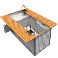 China Metal Luxury Shipping Container House / 40 Feet Expandable Container Homes for sale