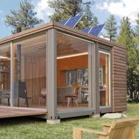 China Steel Structure Flat Pack Containers House Shops Hotel Living Expandable for sale