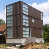 China 3 Layers Hotel Type Prefab Shipping Container Homes With Sun Glass Window for sale