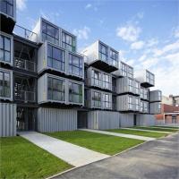 China Swimming Pool Ready Made Shipping Container Homes 40 Feet Steel Structure Frame for sale