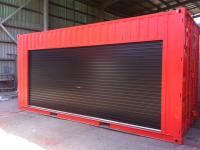 China Weld Steel Flat Pack Container Fast Built Thermal Insulation Wind Proofing for sale