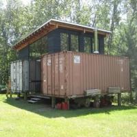 China 4 - 5 Peices Hotel Flat Pack Steel Containers With Camping Tiny House for sale
