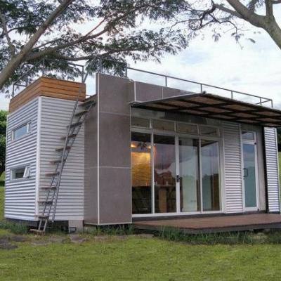 China 40 Feet Hq Luxury Shipping Container House One Bed Room One Kitch With Living Room for sale