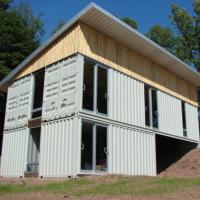 China Anti Earthquake Prefabricated Steel House House / Flat Pack Container for sale