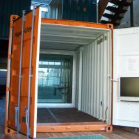 China Weld Steel Flat Pack Container Fast Built Thermal Insulation Wind Proofing for sale