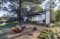 China Steel Structure 40 HQ Prefab Shipping Container Homes With OEM Expansion Window And Floor for sale