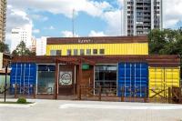 China Metal Shipping Container Homes Glass Wool Insulation With Bolts Lock Glass Door for sale