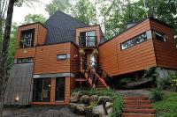 China Steel Structure Prefab 40ft Container Living Homes for sale