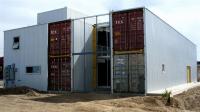 China Beautiful Prefab Container Homes Aluminium Windows Shopping Center Market Bazaar With Glass Door for sale