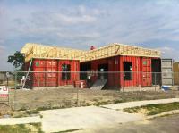 China 37m2 Luxury Shipping Container House for sale