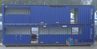 China Moneybox Style 40ft 20ft Living Prefab Shipping Container Homes for sale