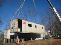 China 5 Layers Prefabricated Steel House / Prefab Steel House With French Windows Scenery View for sale